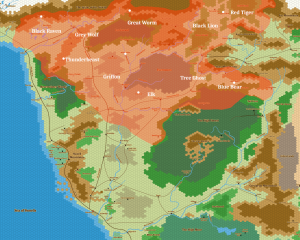 Two more maps of the Savage Frontier – Spriggan's Den
