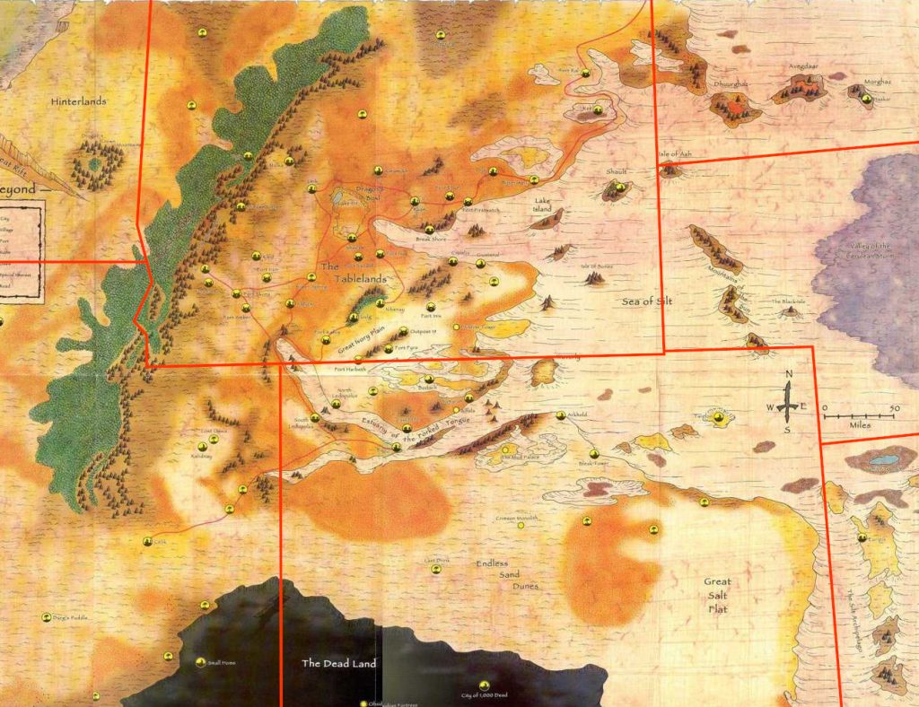 The Actual True Size of Athas – Spriggan's Den